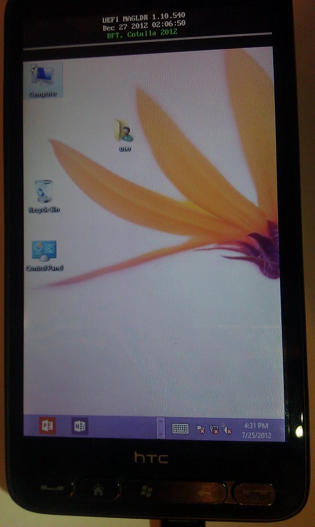Windows RT Ported To HTC HD2