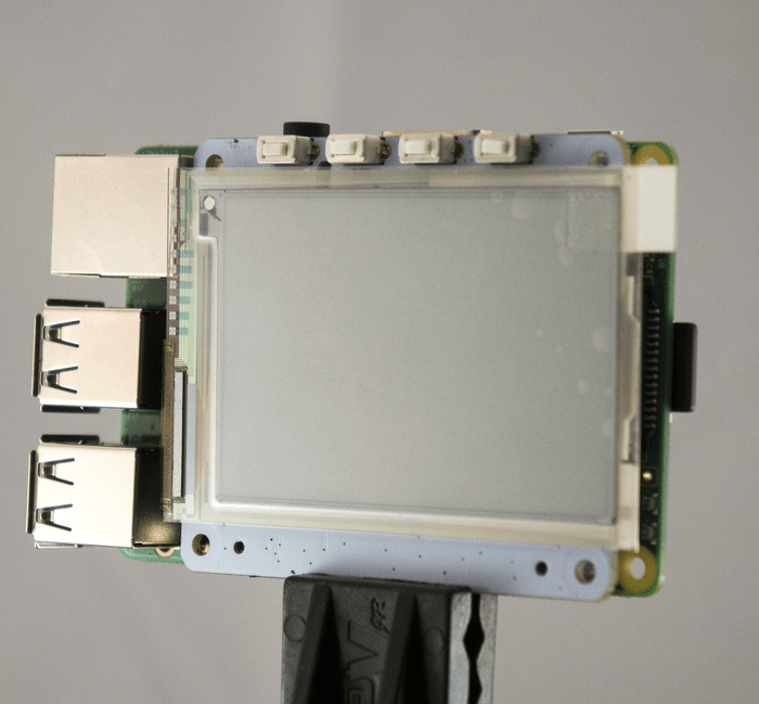 Raspberry Pi Gets An Epaper Display Screen From Papirus