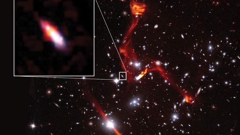 Astronomers Use Giant Galaxy Clusters As A Lens To Study Distant Radio ...