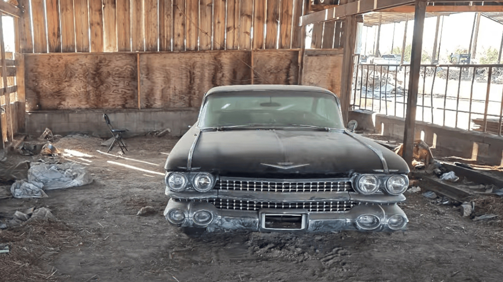 Barn Finder Lucks Into Factory-Fresh '59 Cadillac After 20 Years On Blocks