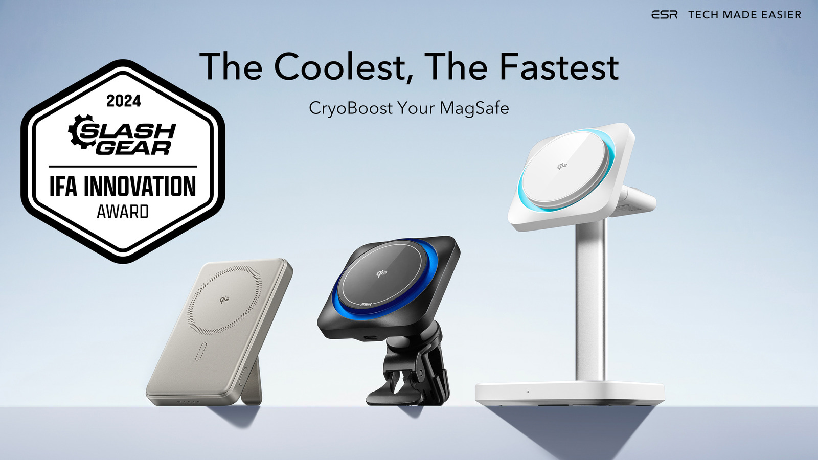 ESR's New Qi2 MagSafe Chargers With CryoBoost Will Keep Your iPhone 16 ...