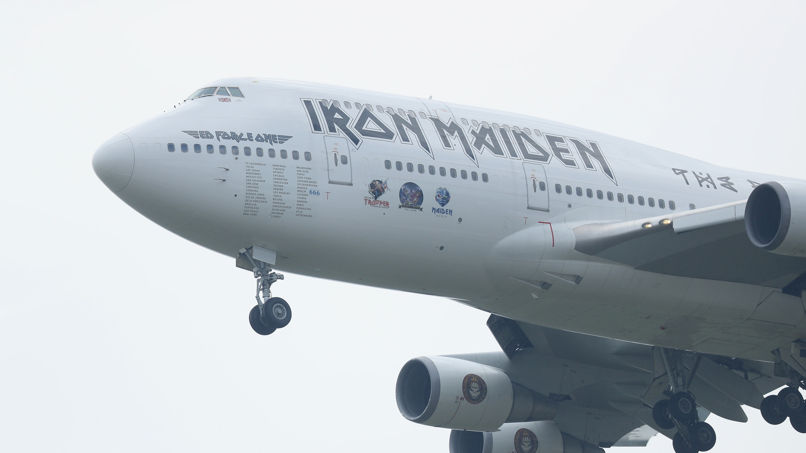 Everything To Know About The Iron Maiden 'Ed Force One' 747 Jet