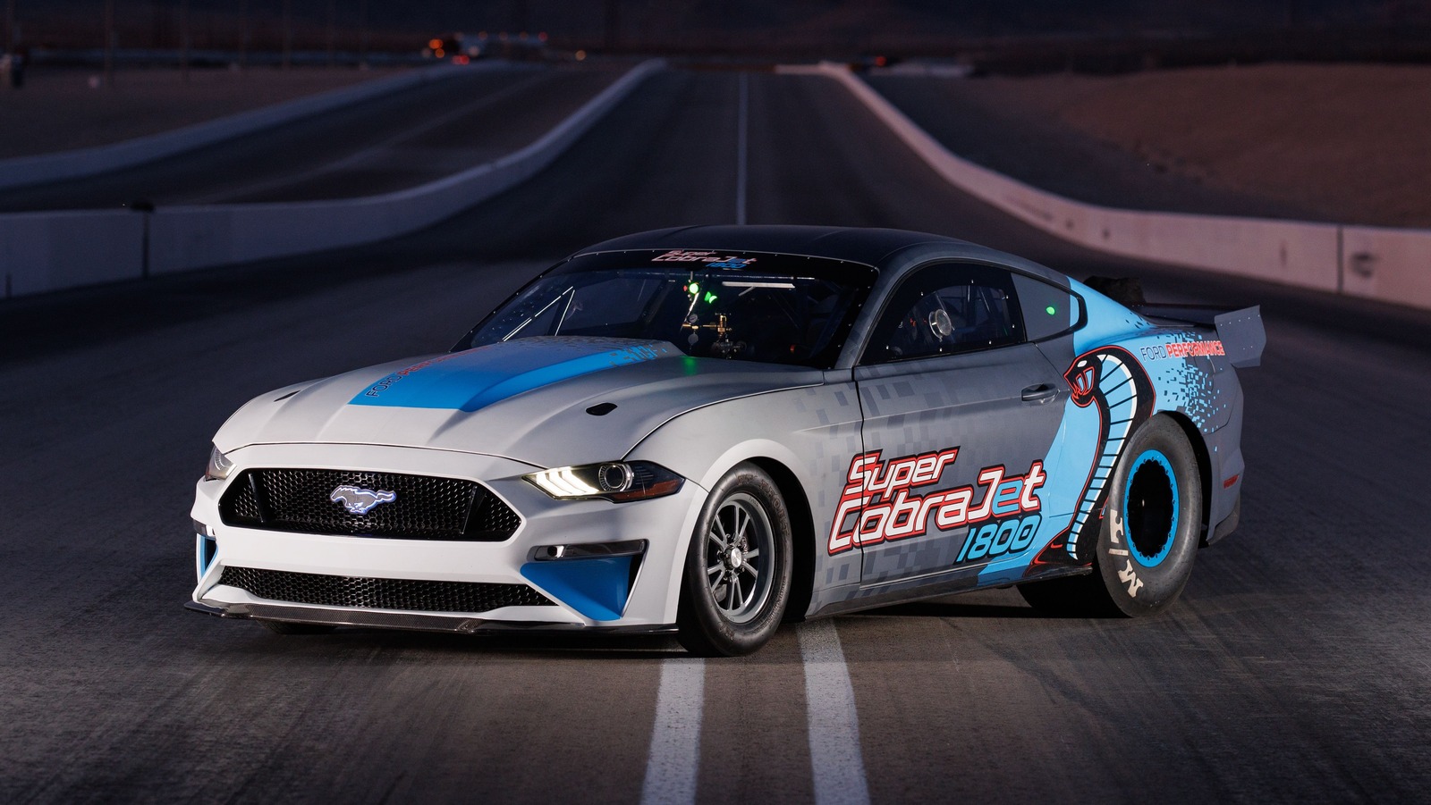 Ford s Mustang Super Cobra Jet 1800 Is An Electric Drag Star Ford s Mustang Super Cobra Jet 1800 Is An Electric Drag Star