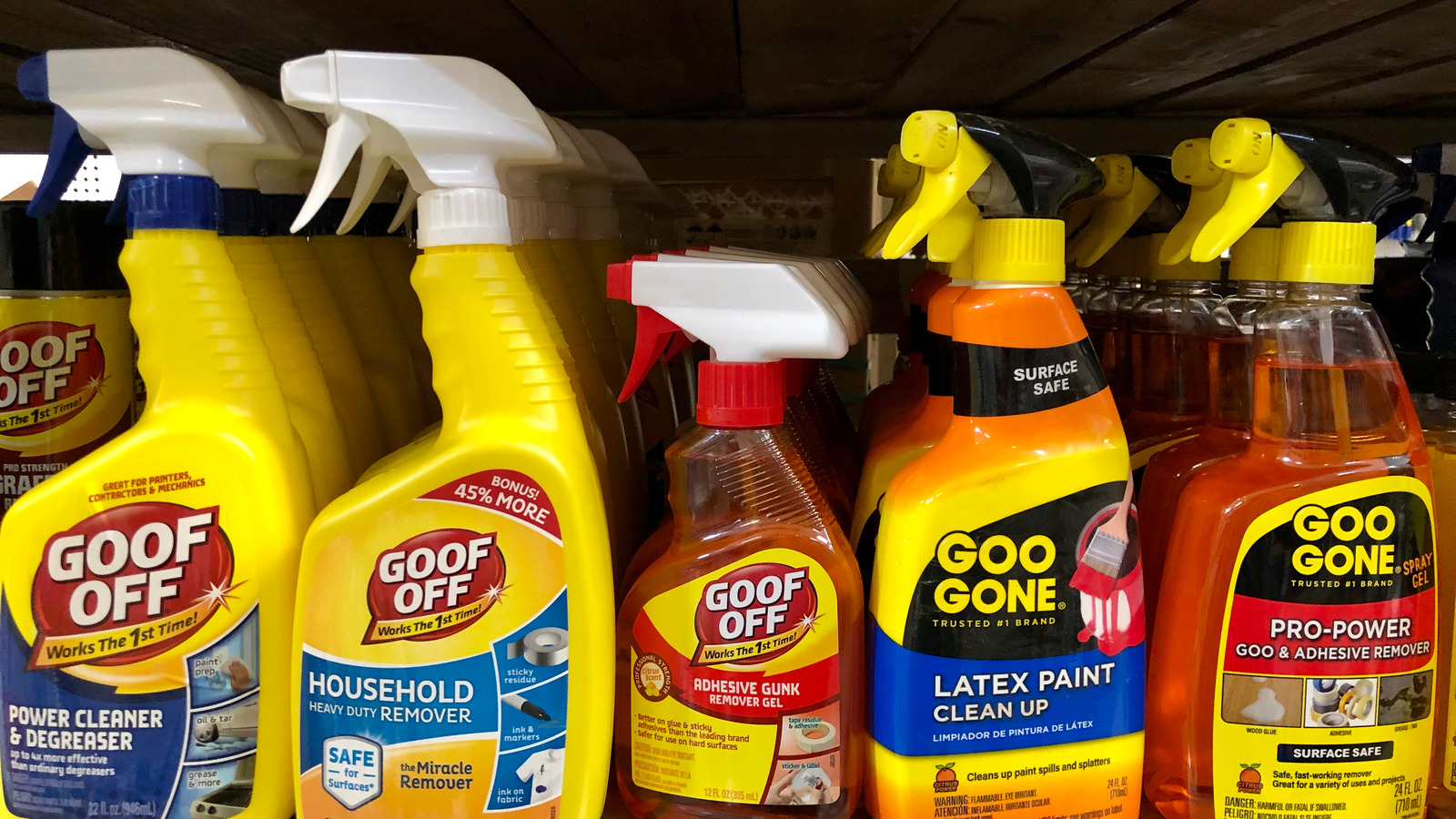 Goo Gone Vs. Goof Off: What's The Difference?