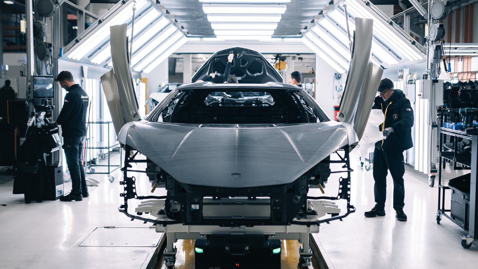 Inside Lamborghini's Factory: The High-Tech Tools Of Supercar Production