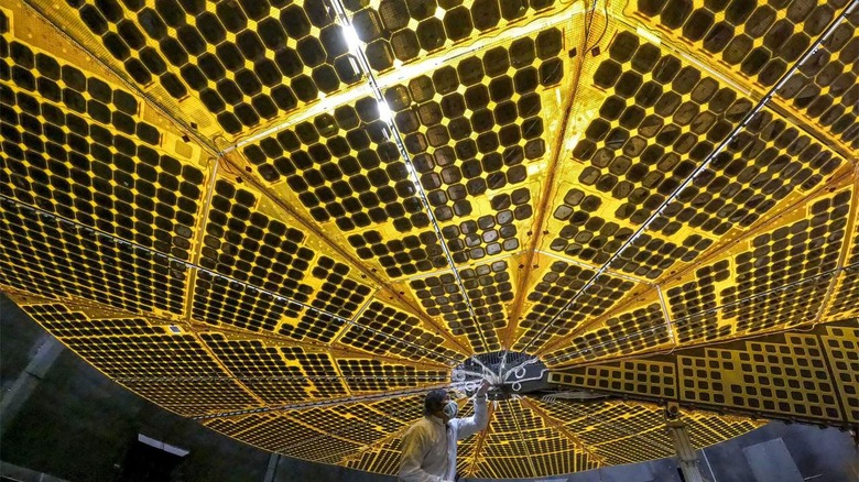 NASA Lucy Spacecraft Solar Panel Deployment Test Goes Off Without A Hitch NASA Lucy Spacecraft Solar Panel Deployment Test Goes Off Without A Hitch