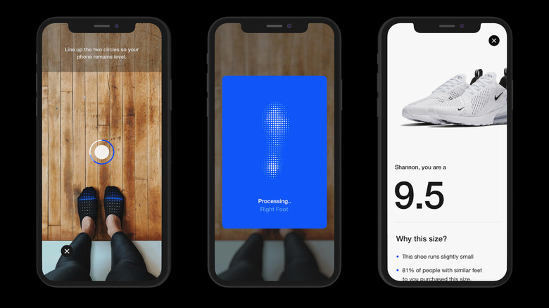 Nike Fit App Uses AI To Determine Your Exact Shoe Size - SlashGear