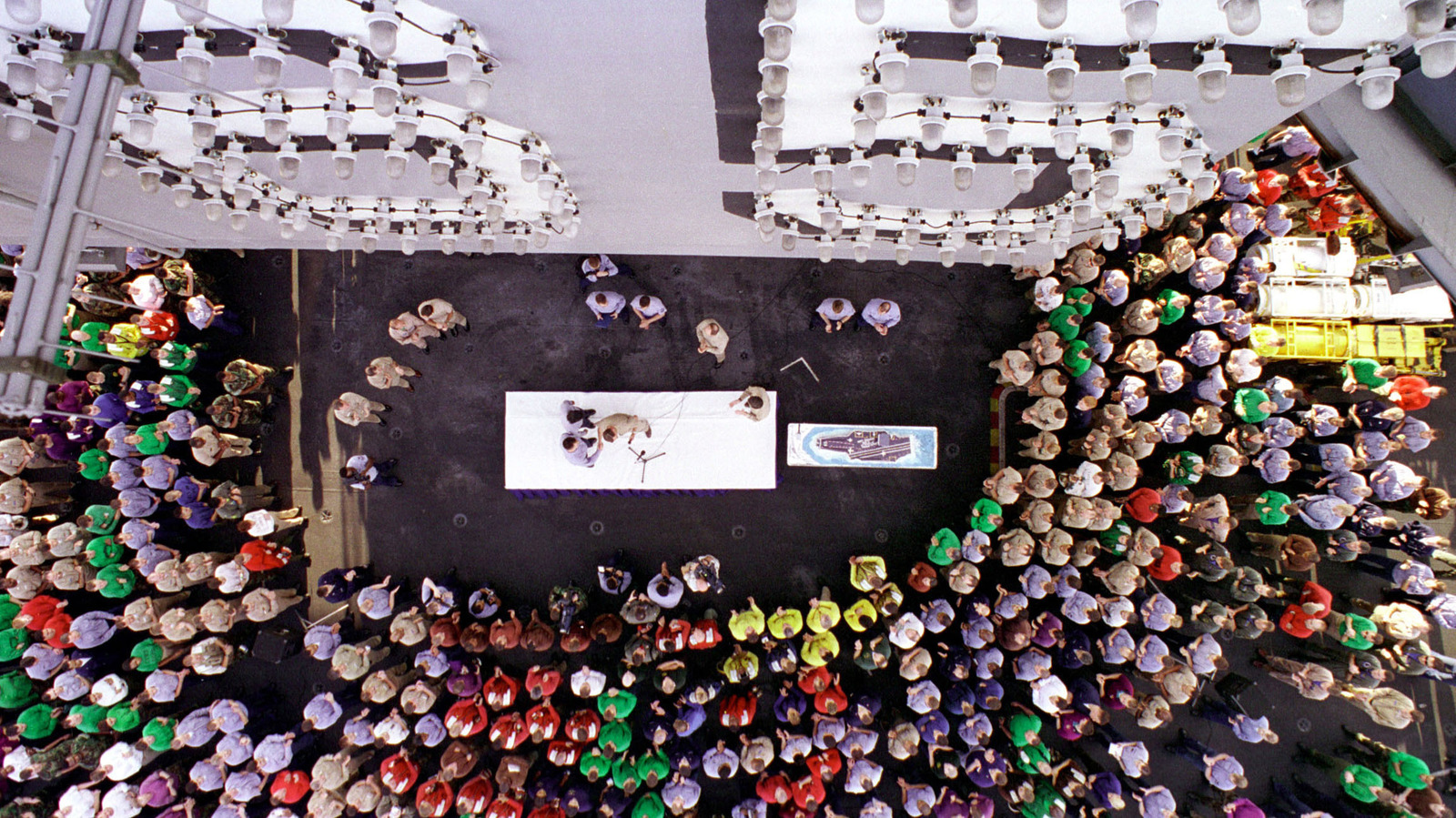 US Aircraft Carrier Crew Color-Coded Uniforms And What They Mean