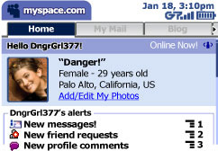 Sidekick To Get Streamlined MySpace App