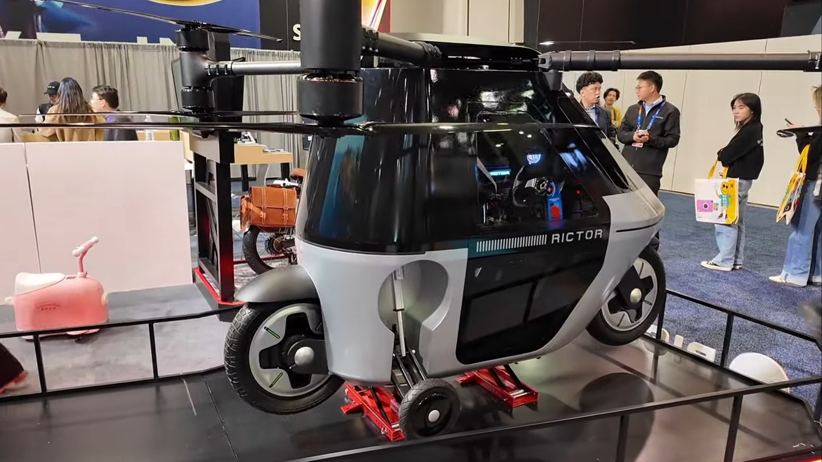 The Rictor Skyrider X1 Concept: A Flying Motorcycle For Land, Water ...