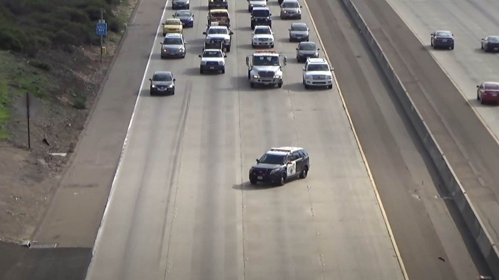 The Reason Why Police Cars Swerve On The Freeway