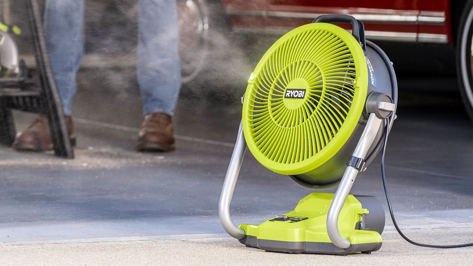 These Ryobi Fans & Misters Can Help Cool Down The Workspace During ...