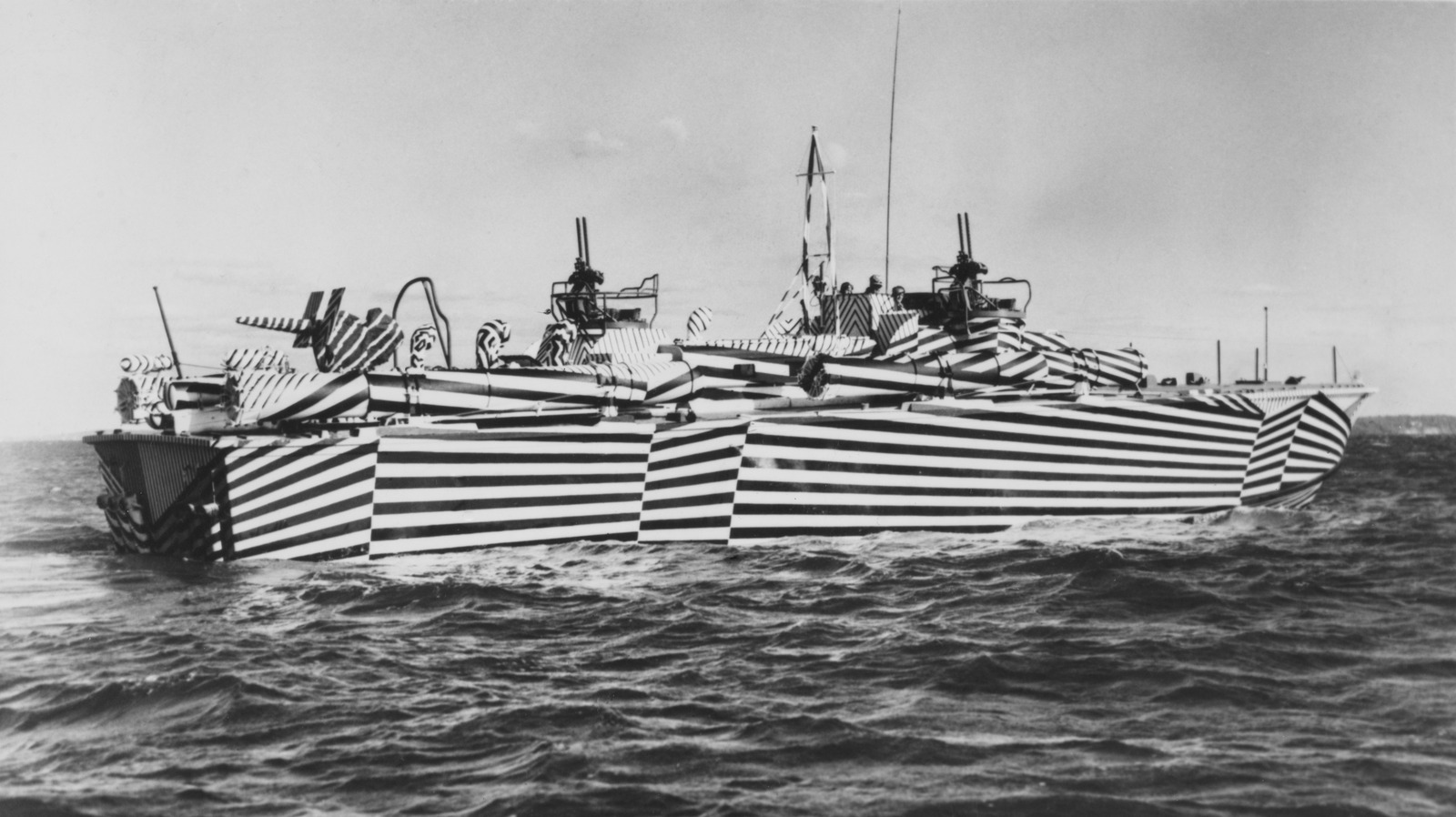 Three Odd & Strange Camouflage Patterns Used By WWI Ships