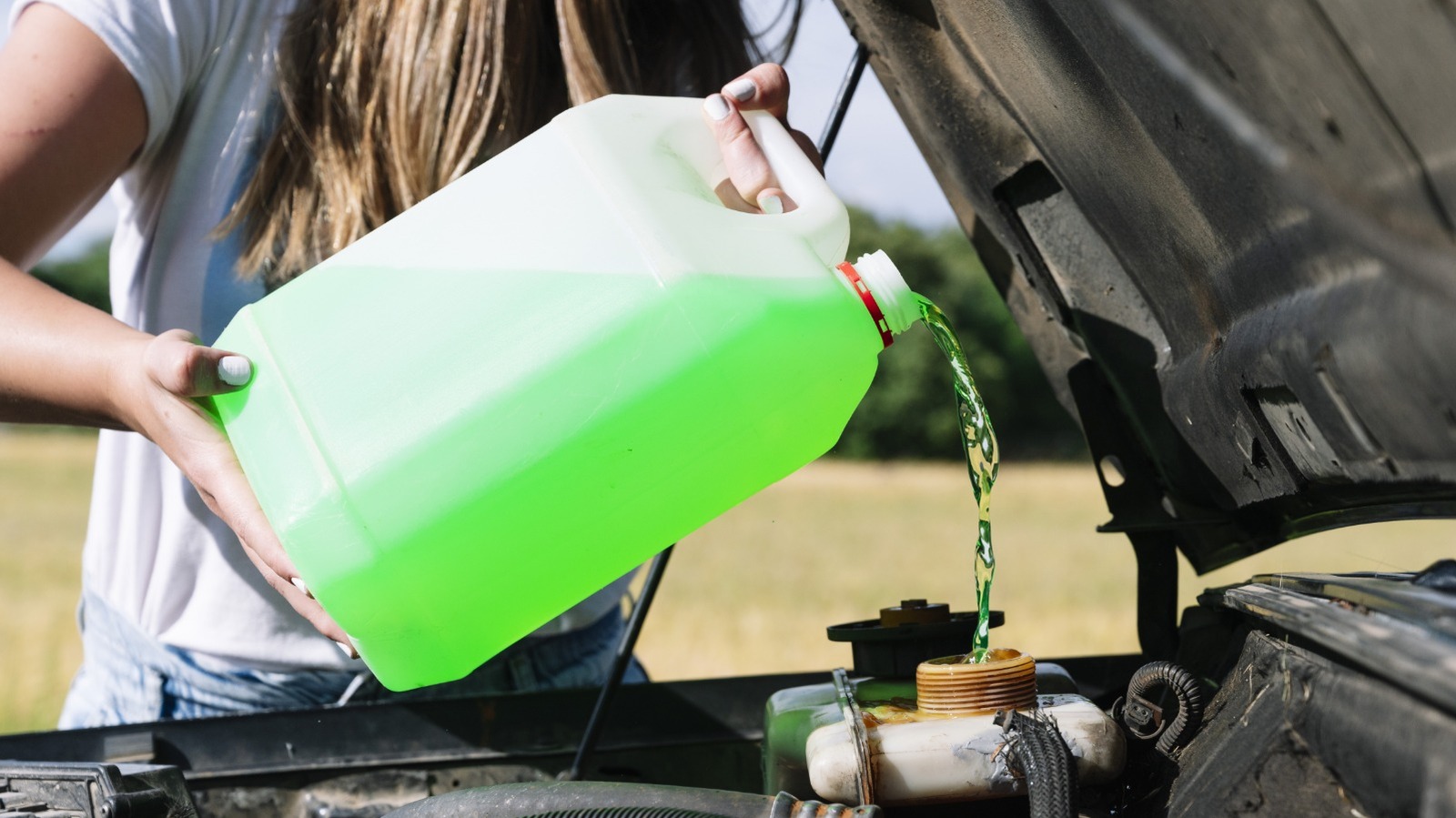 What Happens If You Spill Coolant On An Engine? (And How To Clean It)