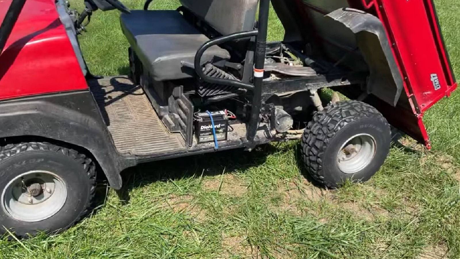 Where Is The Battery On A Kawasaki Mule And What Size Is It?