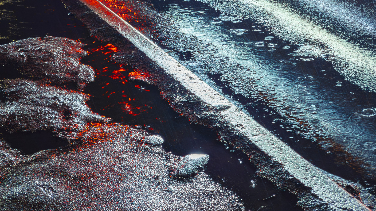 Why Do Roads Look Soapy After It Rains?