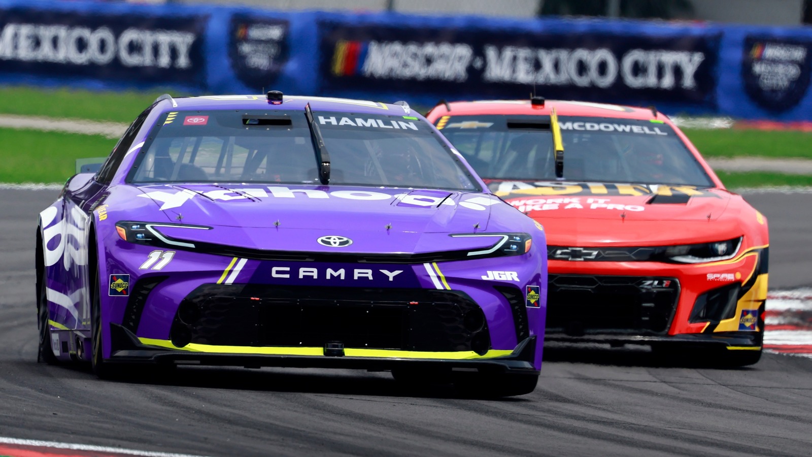 Why NASCAR Race Cars Have Stickers For Headlights