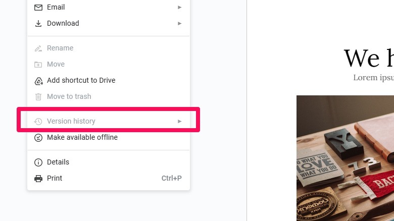 How To Remove Version History In Google Docs