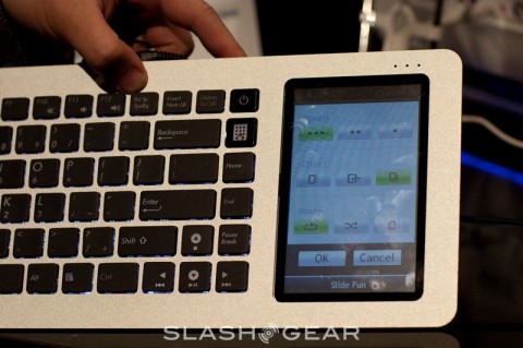 CES 2009: ASUS Eee Keyboard touchscreen close-up - SlashGear