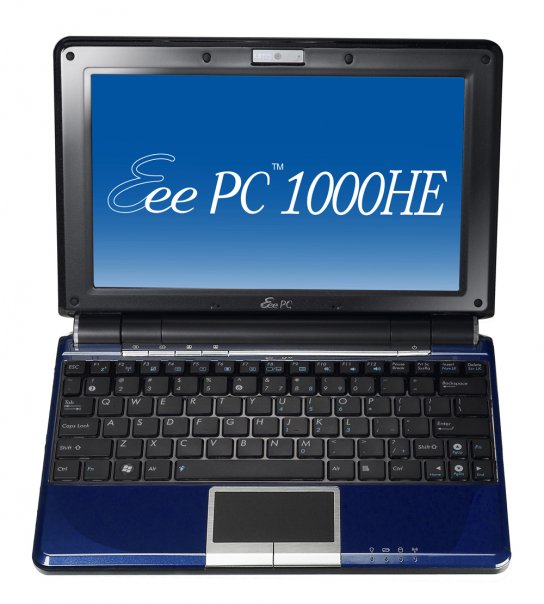 ASUS Eee PC 1000HE Atom N280 netbook up for preorder - SlashGear