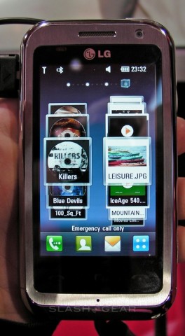 LG Arena KM900 hands-on gallery & video from MWC - SlashGear