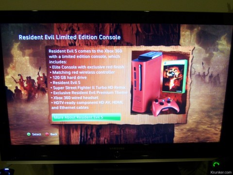 Microsoft Red Xbox 360 Resident Evil Limited Edition confirmed - SlashGear
