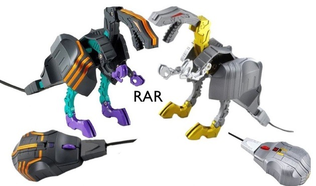 Grimlock and Trypticon Transformer mice are cool - SlashGear