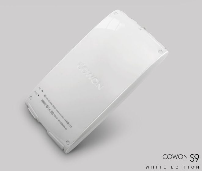 Cowon S9 White Edition PMP Unveiled