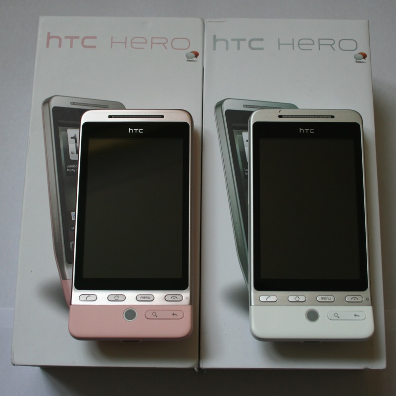 Pink HTC Hero shows up in wild - SlashGear