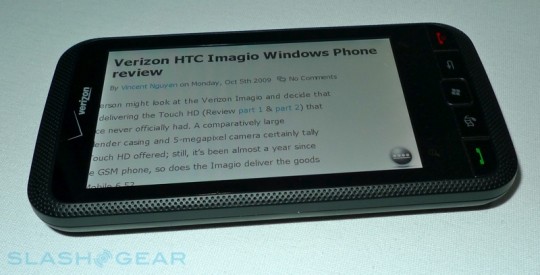 Windows Mobile 6.5 Review - SlashGear