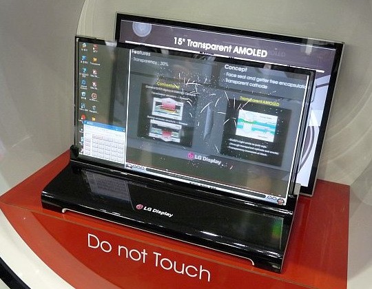 LG Display and Samsung Mobile show transparent OLEDs - SlashGear