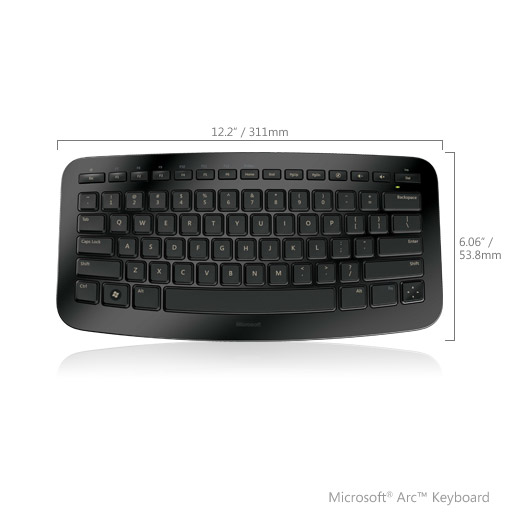 Microsoft Arc Keyboard: Marvelous Mini - SlashGear