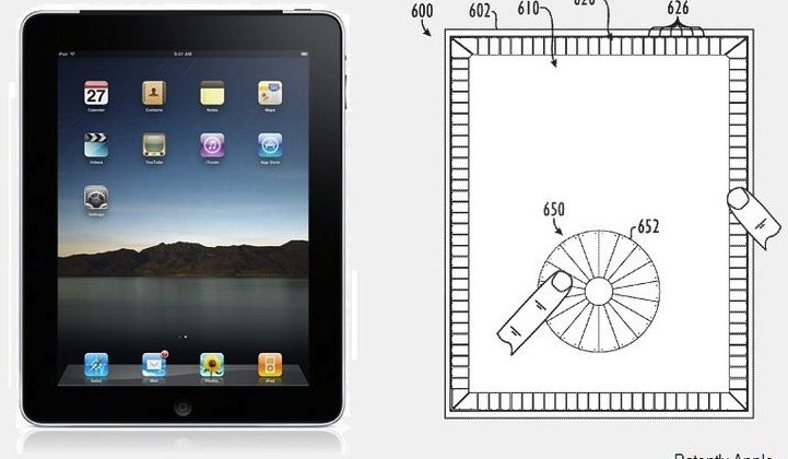 Apple patent suggests iPad bezel touch-controls - SlashGear