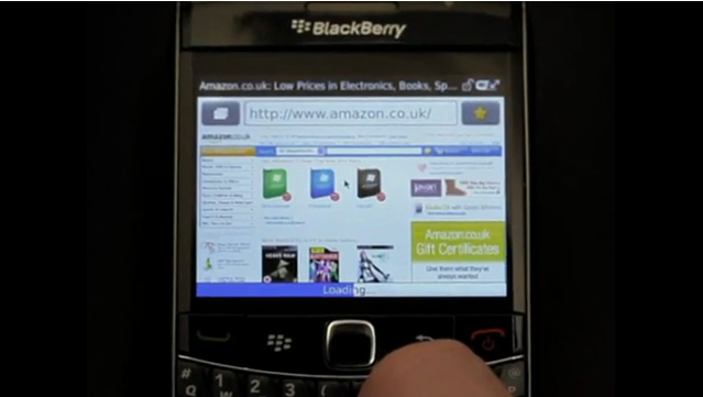 RIM's WebKit BlackBerry browser is fast, very fast [Video] - SlashGear