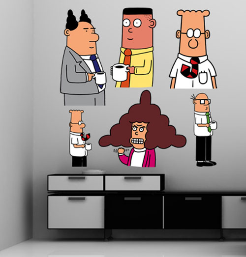 Giant Dilbert wall graphics are perfect for your cubicle - SlashGear