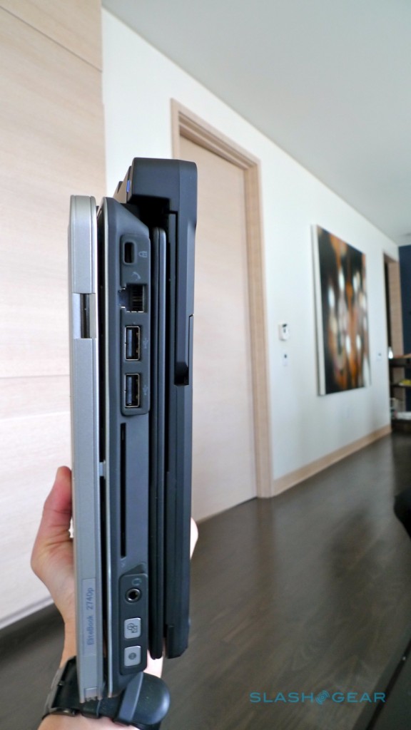 HP EliteBook 2740p multitouch tablet hands-on - SlashGear