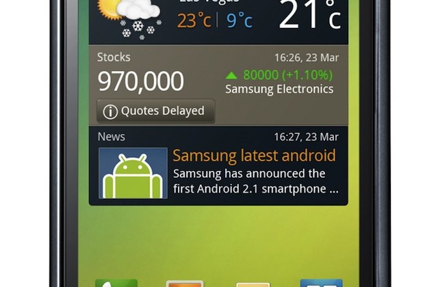 Samsung Galaxy S GT-I9000 Android 2.1 smartphone announced - SlashGear