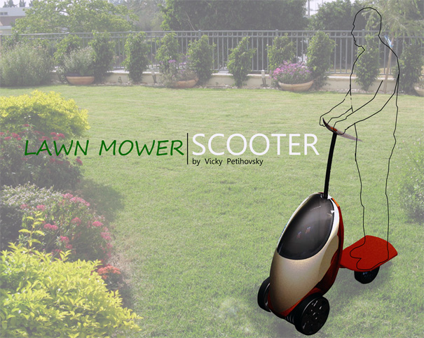 Lawnmower Scooter is Perfect for a Small Yard - SlashGear