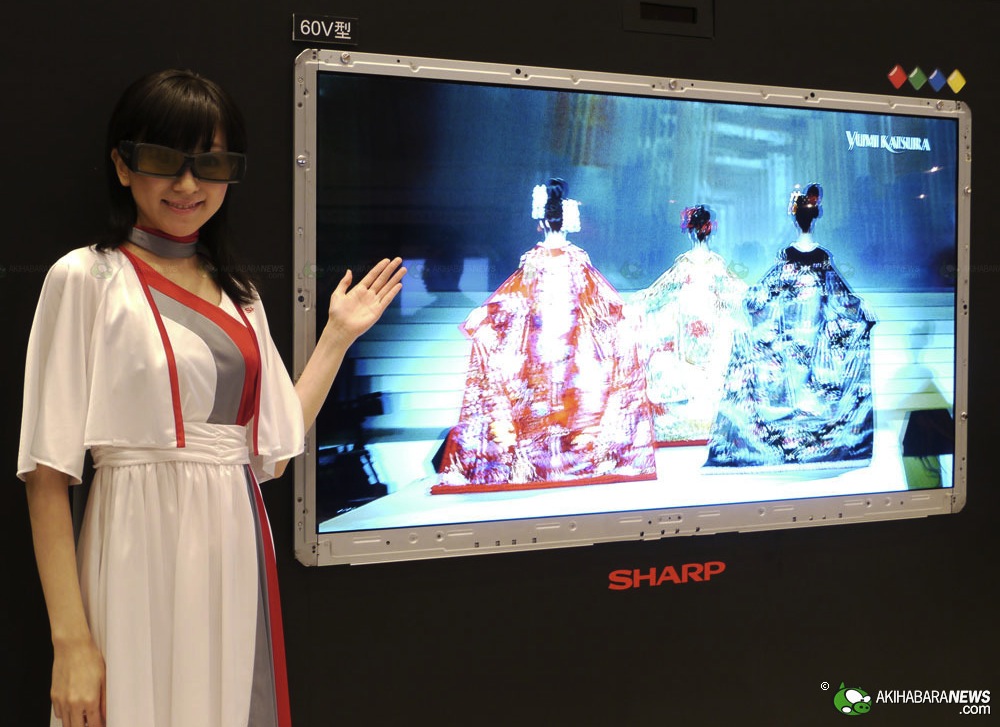 Sharp Quatron 3D LCD HDTVs arriving this summer - SlashGear