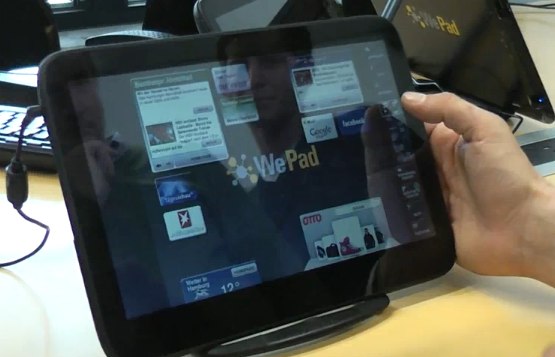 WePad hands-on demos: it's real, it works - SlashGear