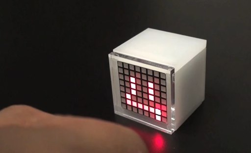 Laser Command game uses LED array for input as well as output [Video ...
