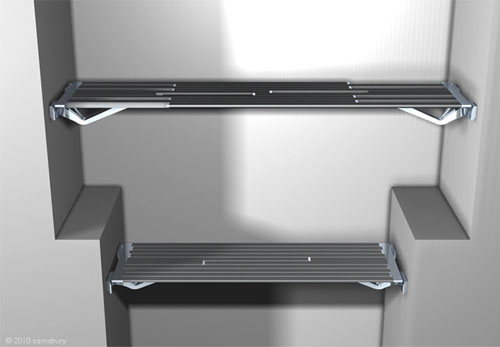 Self Supporting Shelf is simple, elegant, and needs to be built - SlashGear