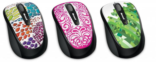 Microsoft offers new Wireless Mobile Mouse 3500 patterns - SlashGear