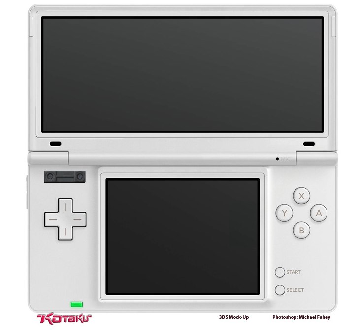 Nintendo 3DS mockup suggests asymmetric screens - SlashGear