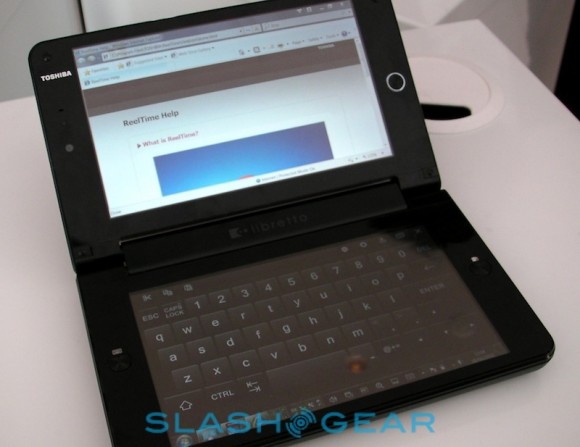 Toshiba Libretto W100 hands-on [Video] - SlashGear