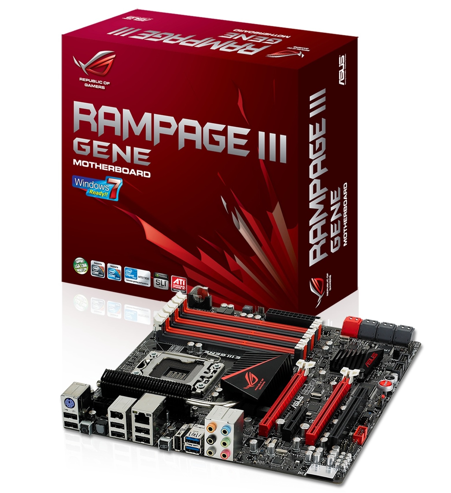 ASUS ROG Rampage III GENE packs gaming punch into microATX - SlashGear
