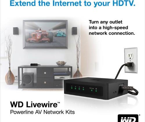 WD Livewire Powerline AV networking kit offers 200 Mbps speed - SlashGear