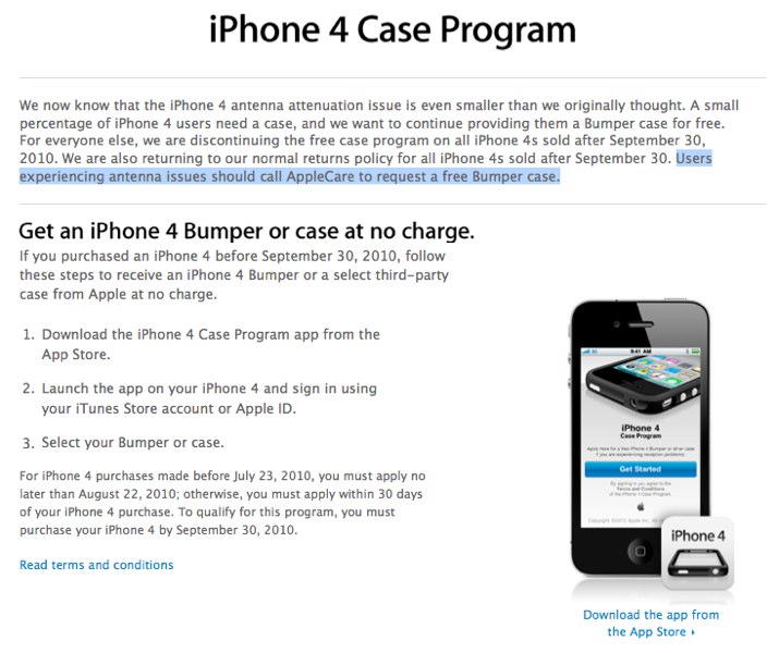 Apple Stopping Free iPhone 4 Case Program on September 30th - SlashGear