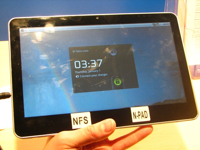 NFS N-Pad puts Android on Moorestown [Video] - SlashGear