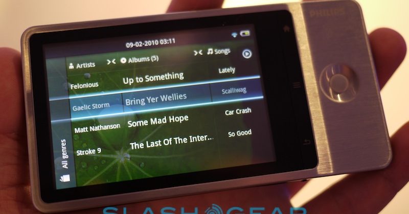 Philips GoGear Connect hands-on [Video] - SlashGear